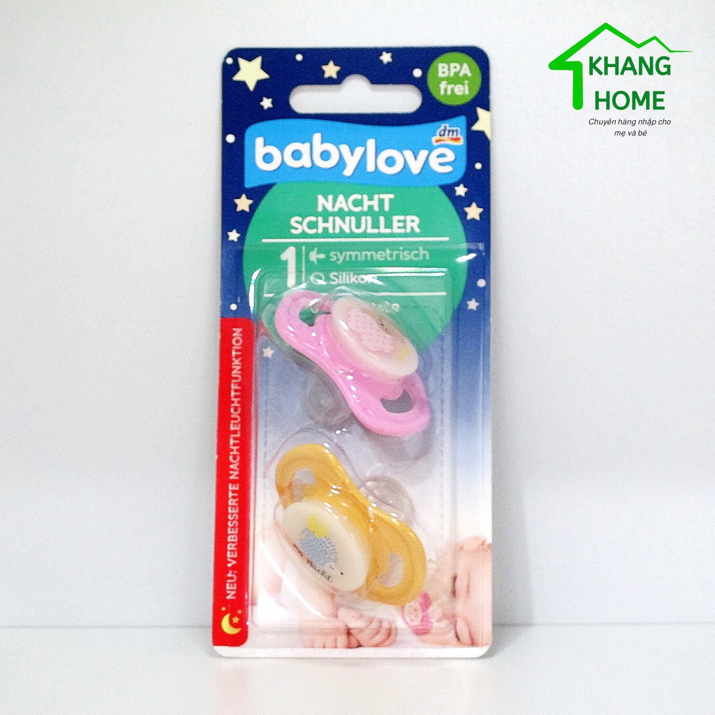 Babylove pacifier/pacifier SET for babies from 0 - 18 MONTHS (NIGHT USE ...