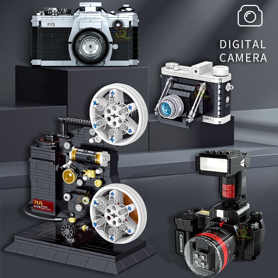 Building block toy Micro drill series Digital Camera series children's ...