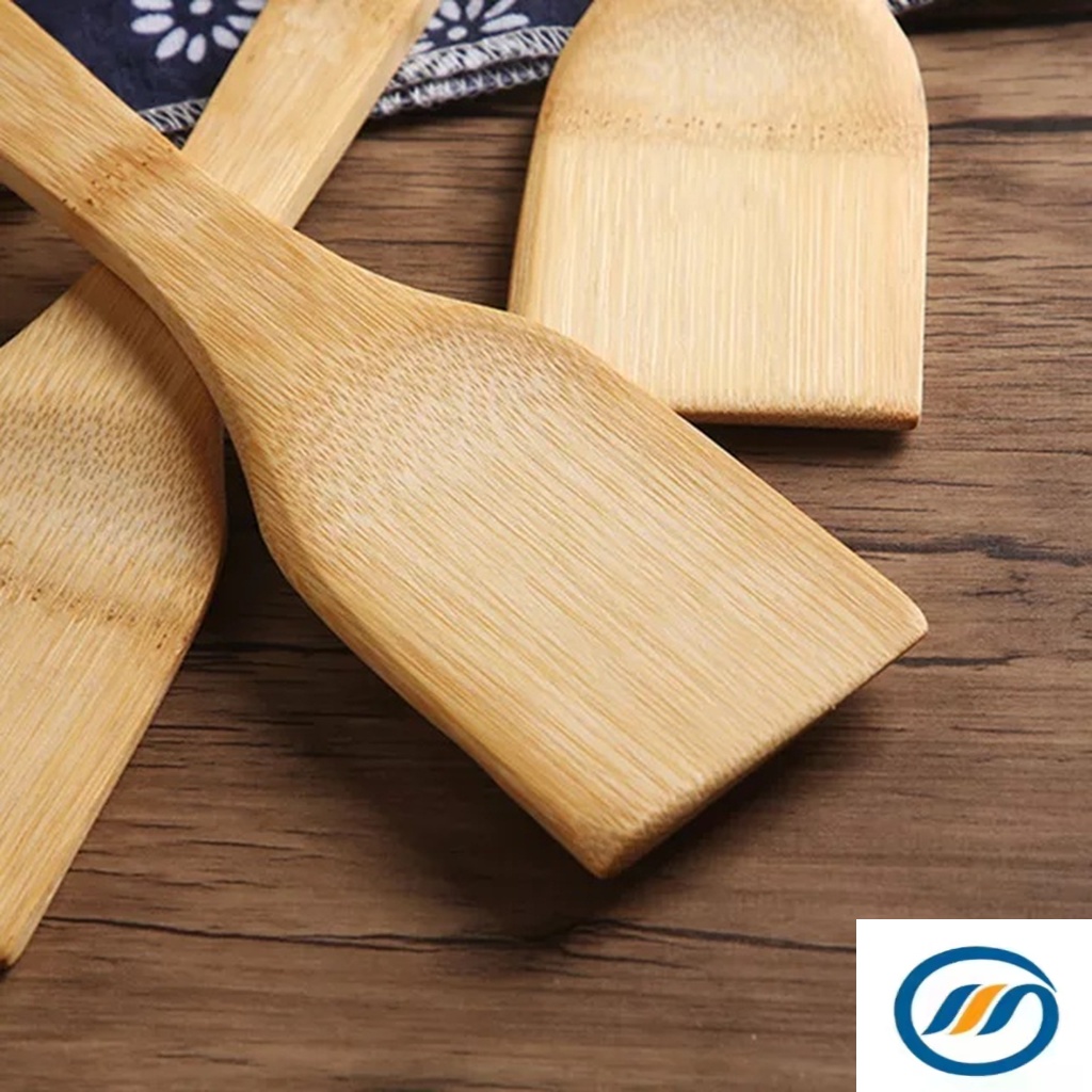 GM Flat Wooden Rice Paddle Spatula Natural Wood Turner Sandok | Shopee ...