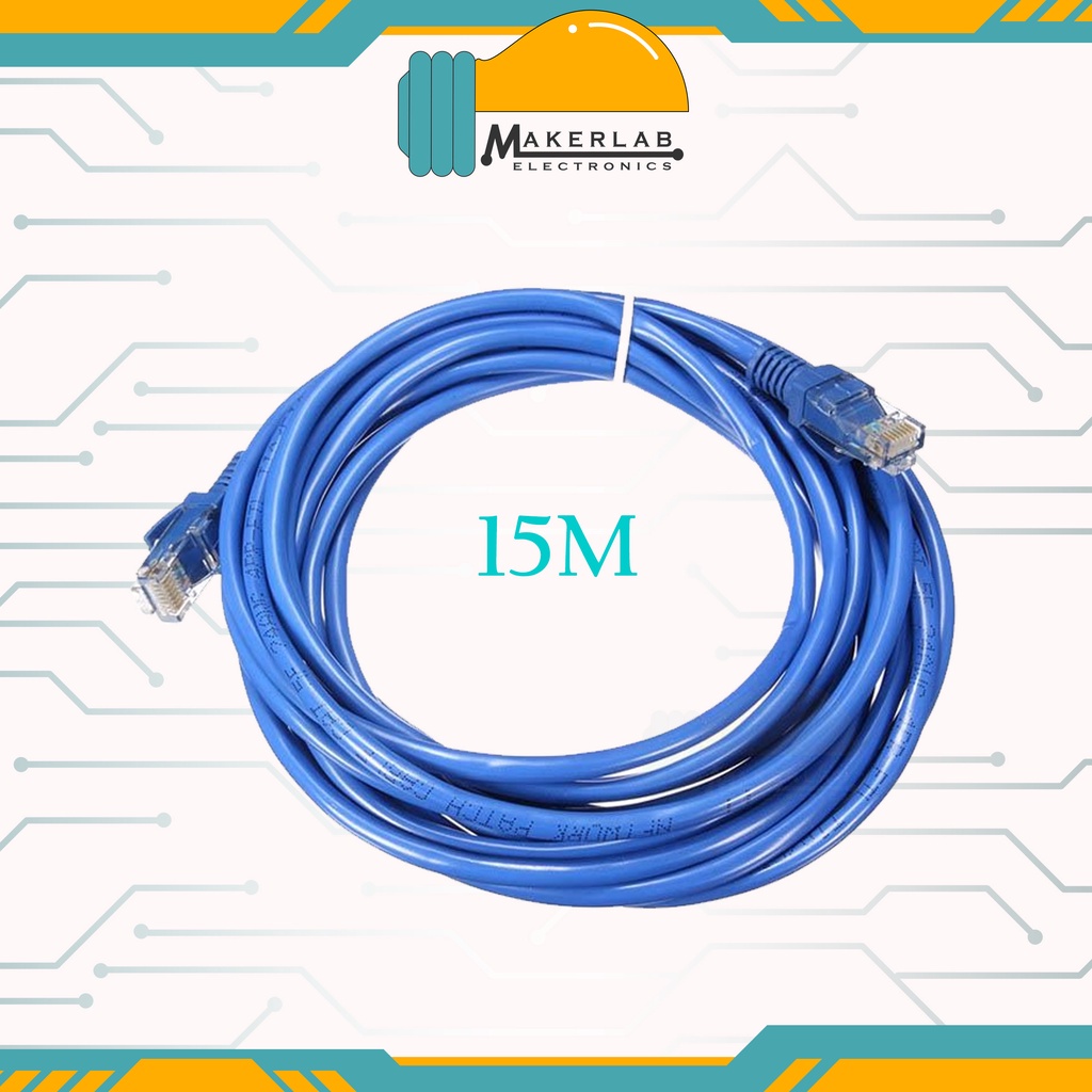 10M 15M 20M 30M 40M 50M CAT5 CAT5E RJ45 UTP Internet LAN Ethernet Cable Network Cord UTP Wire ...