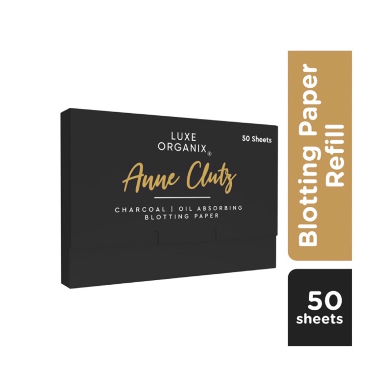 Luxe Organix Anne Clutz Oil Blotting Paper | Shopee Philippines
