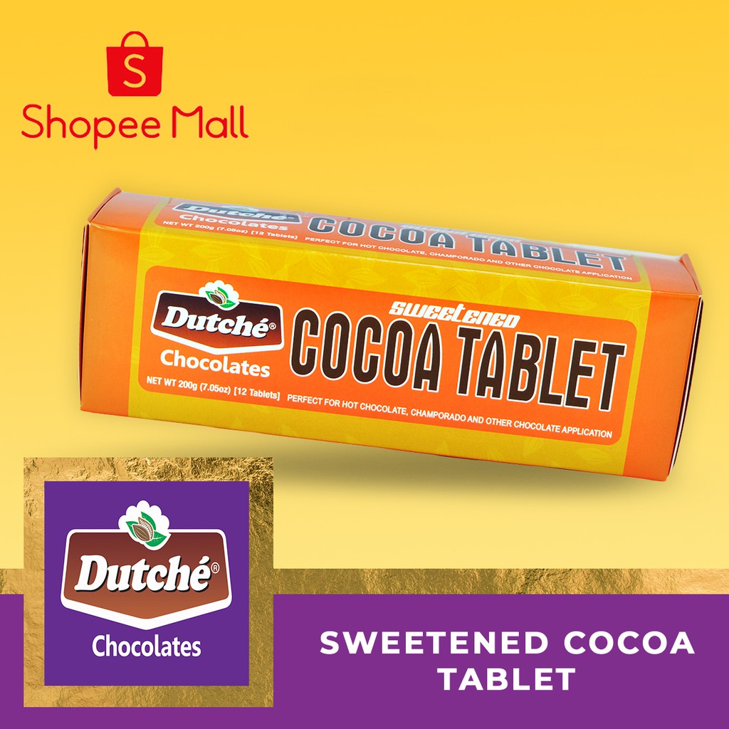 200g Dutche Cocoa Tablea | Dutche Cocoa Sweetened | Dutche Cocoa Pure ...