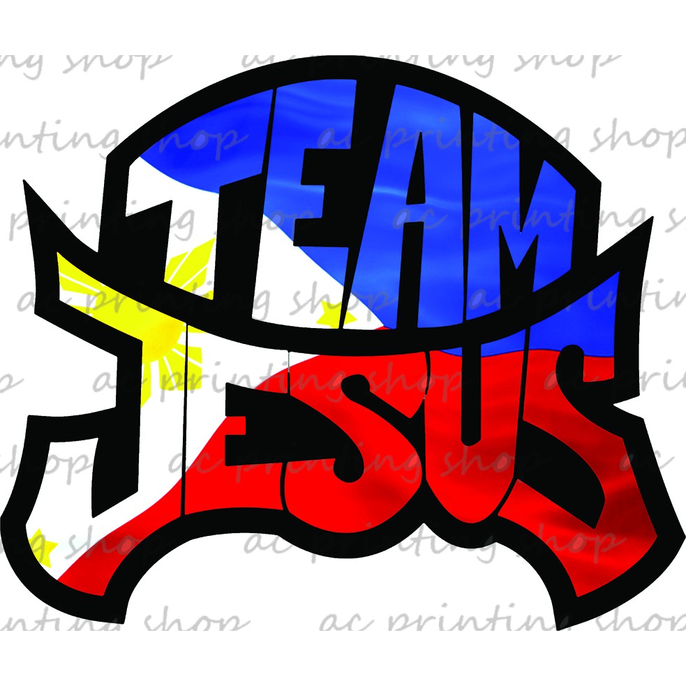 Team Jesus Stickers Waterproof | Shopee Philippines