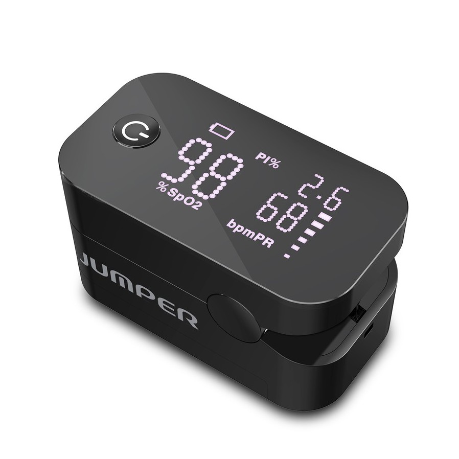 JUMPER Oximeter Monitor Fingertip Pulse Oximeter 500G LED Spo2 Monitor ...