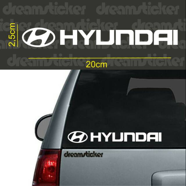 Hyundai Car Sticker Sticker | Shopee Philippines