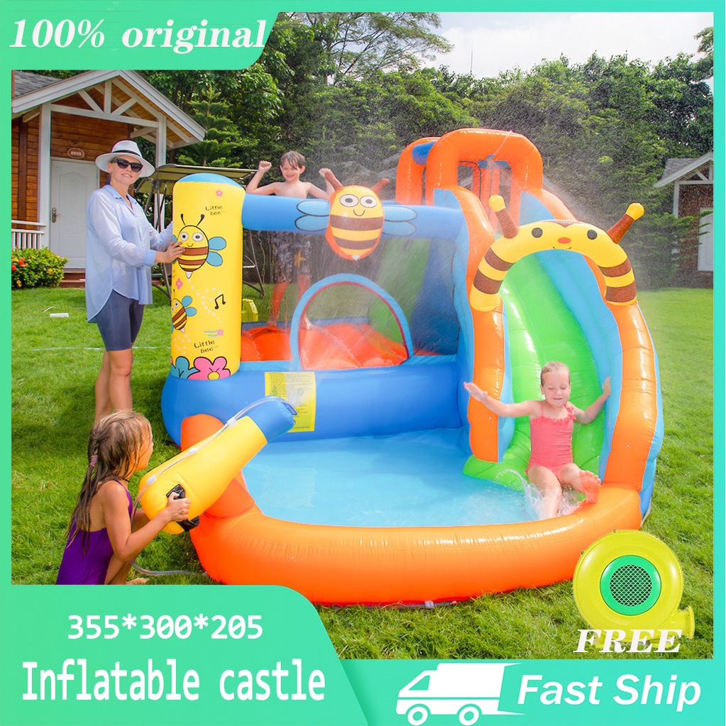 inflatable Slide Children's Bouncy Castle Inflatable Playground ...