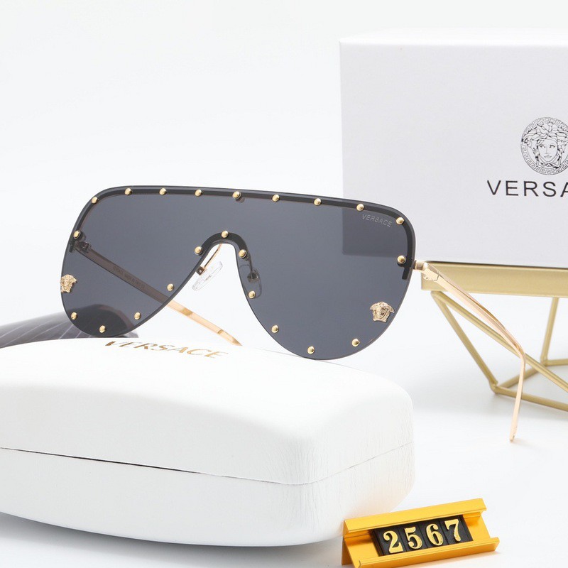 Versace Women's Oversized Oval Sunglasses 2021 Luxury Brands Sunglasses ...