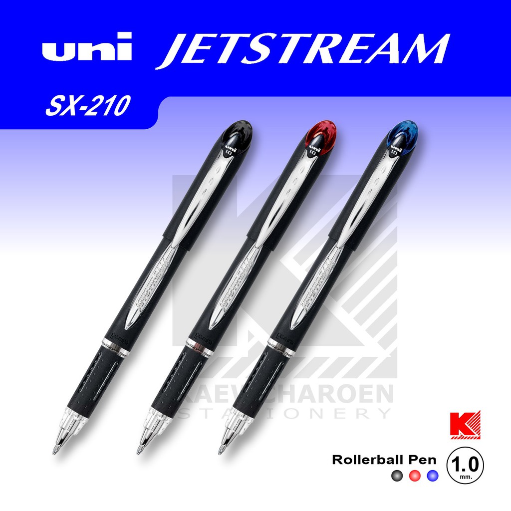 Pilot Pen Uniball Jet Stream 1.0 Uni ball JETSTREAM SX-210 | Shopee ...