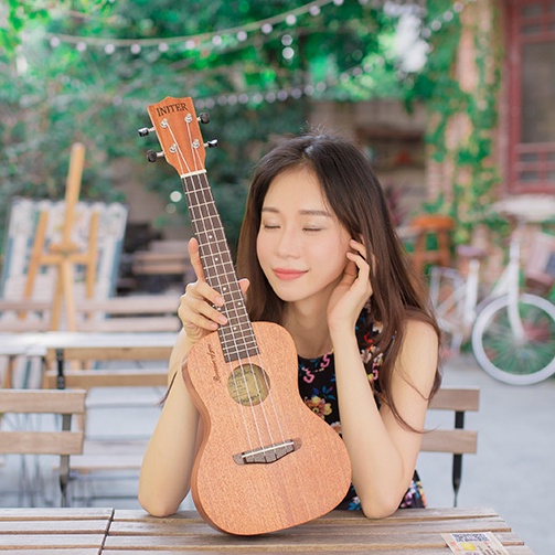 INITER Concert Ukulele Uke Acoustic Hawaiian Guitar 23 Inch 18 Frets ...