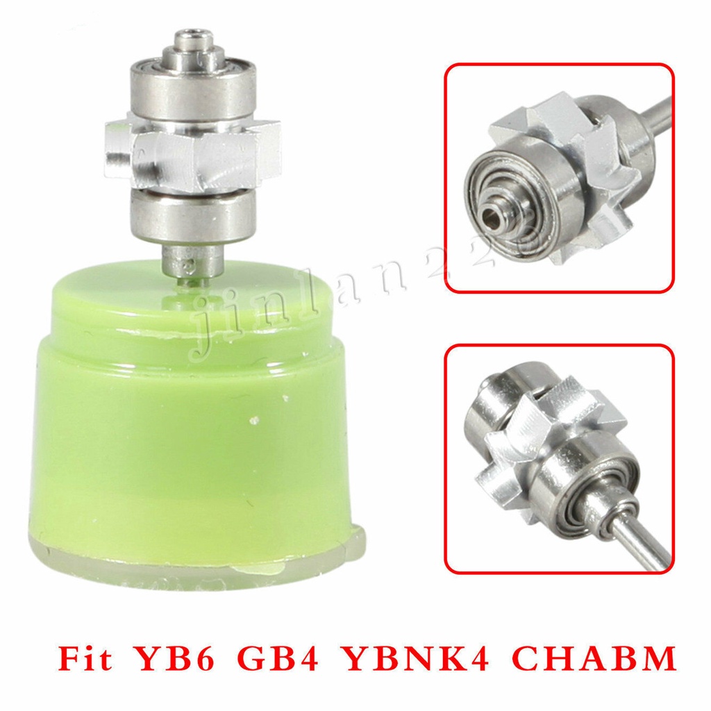 Replacement Dental Turbine Cartridge Rotor For Fiber Optic LED High ...