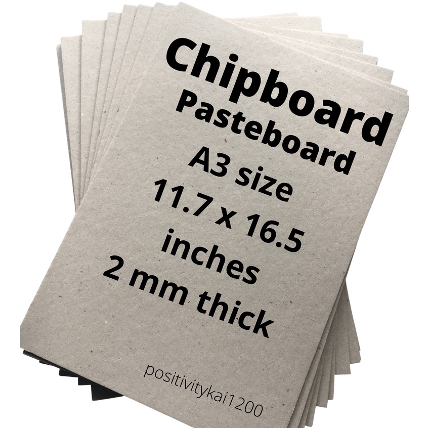 (Positivity) Chipboard / Pasteboard A3 size 2mm thick | Shopee Philippines