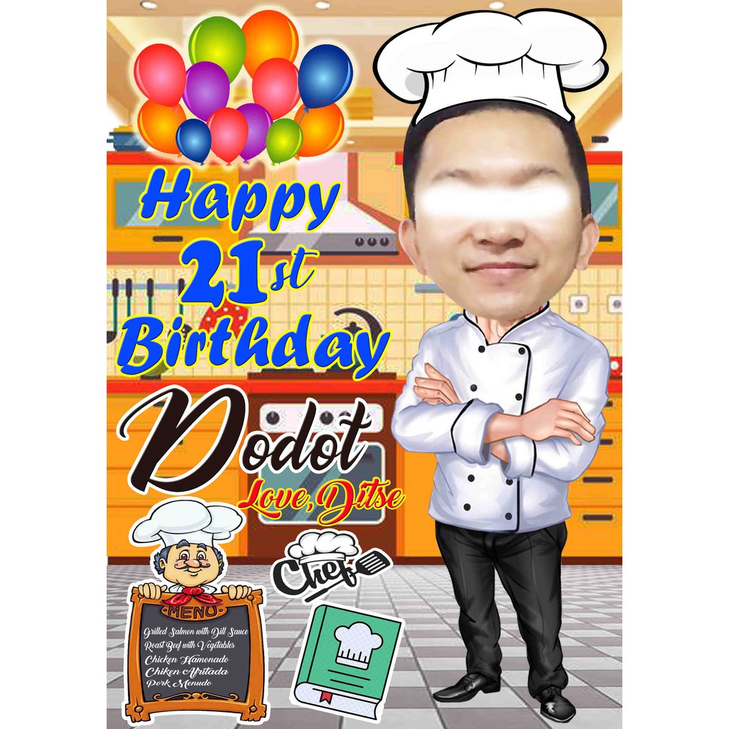 CAKE TOPPER/CHEF/COOK | Shopee Philippines