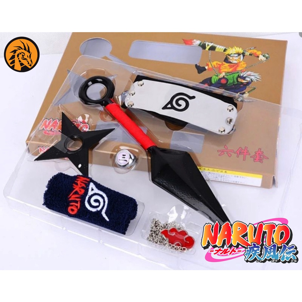 Box Set Naruto Toy Material Is Made Of Good Quality Metal. Premium ...