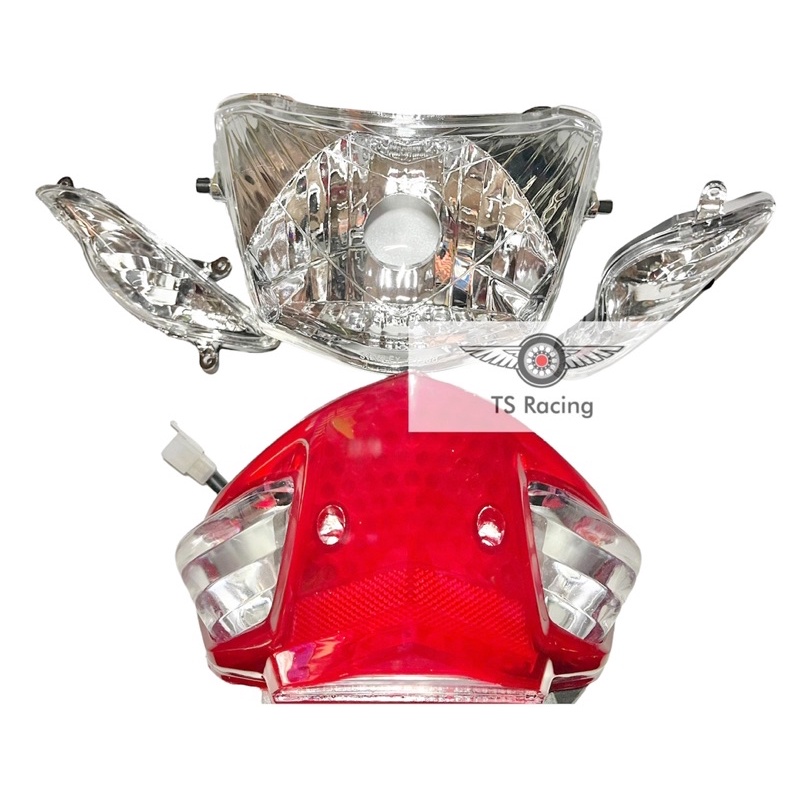 Wave a - wave rs - wave s100 turn signal tail light reflector Combo ...