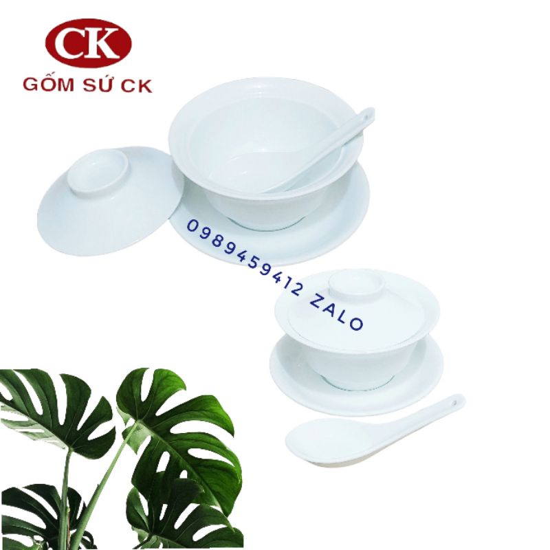 Ck Vietnam ceramic soup bowl with ceramic spoon 250ml | Shopee Philippines
