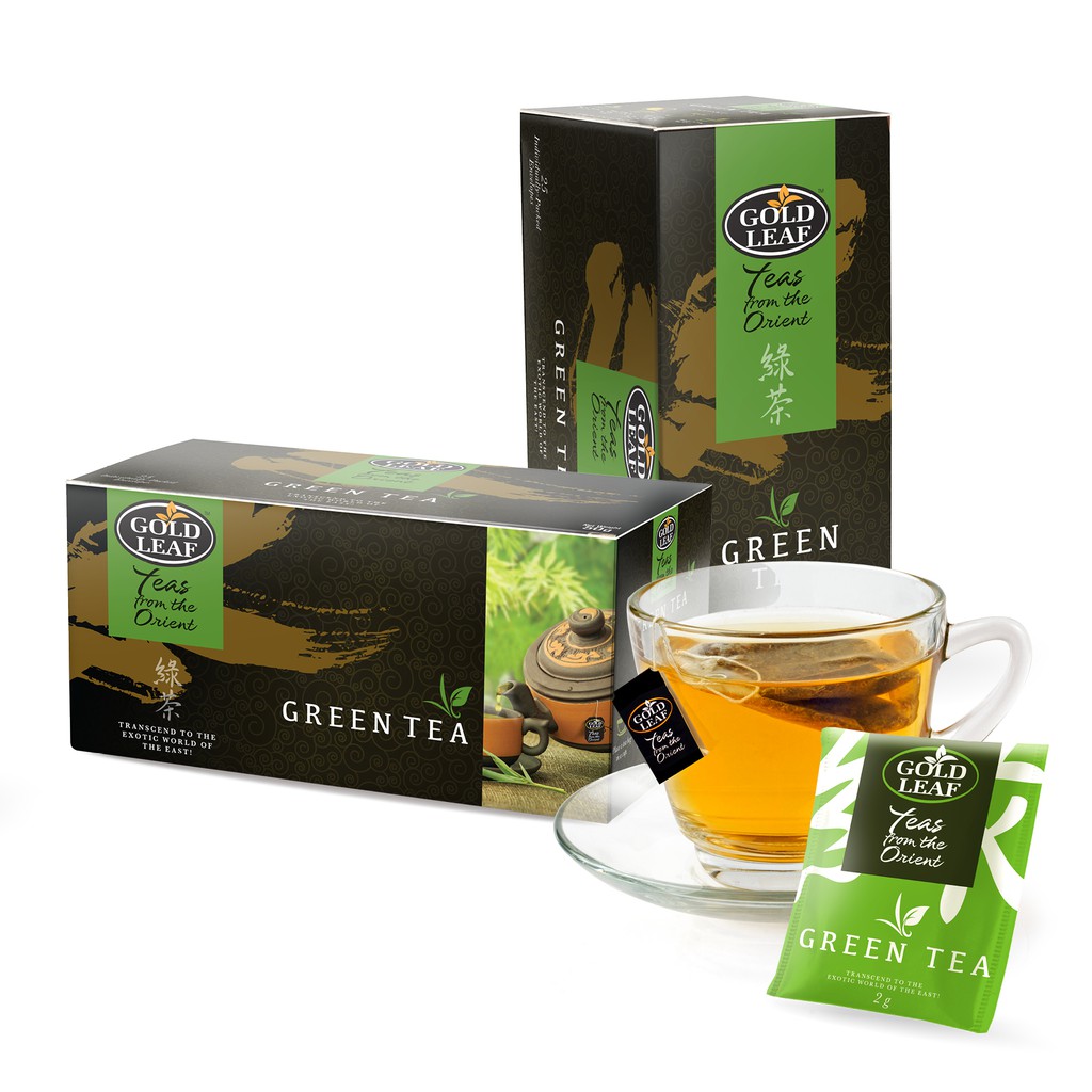 Gold Leaf Oriental Blends: Green Tea 25 Teabags ( great taste ...