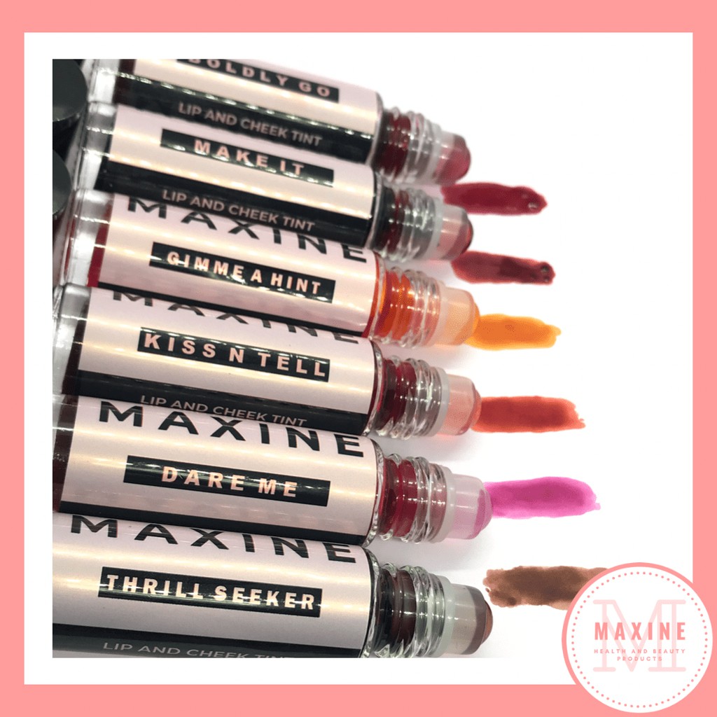 Maxine Lip And Cheek Tint 10ml | Shopee Philippines