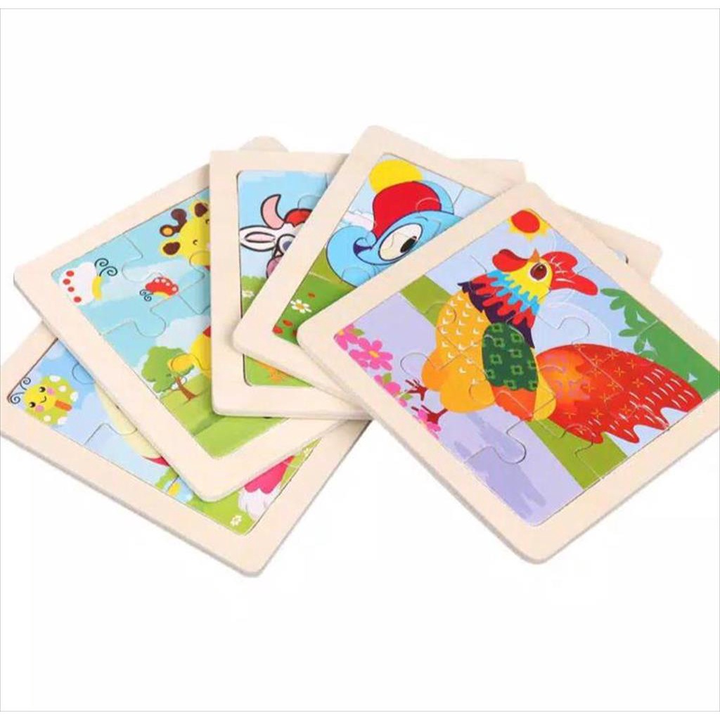 Md - Kids puzzle/mini woodern puzzle mini 10cm/jigsaw puzzle | Shopee ...
