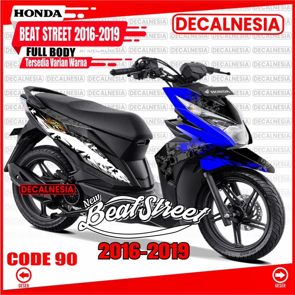 Beat Street Sticker Decal 2018 2019 Old Full Body Honda Motorcycle ...