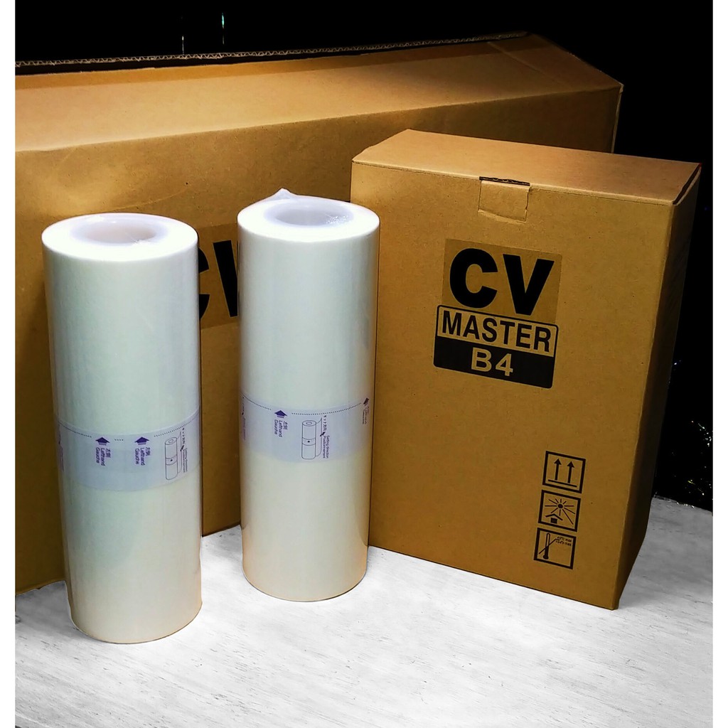 CV Riso Master, two (2) rolls, B4 220 cuts (100m), compatible with CV1200 for use in Risograph ...