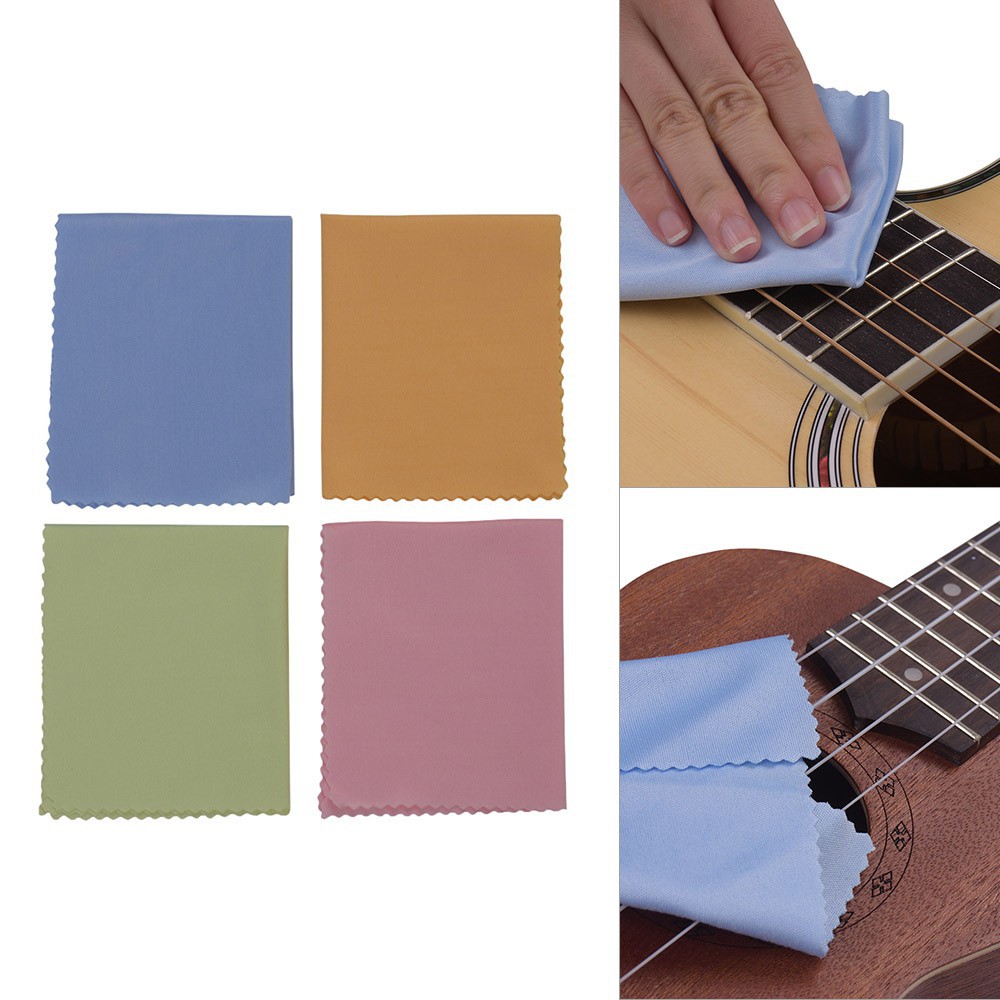 1pcs Microfiber Musical Instrument Cleaning Cloth Cleaner for Guitar ...