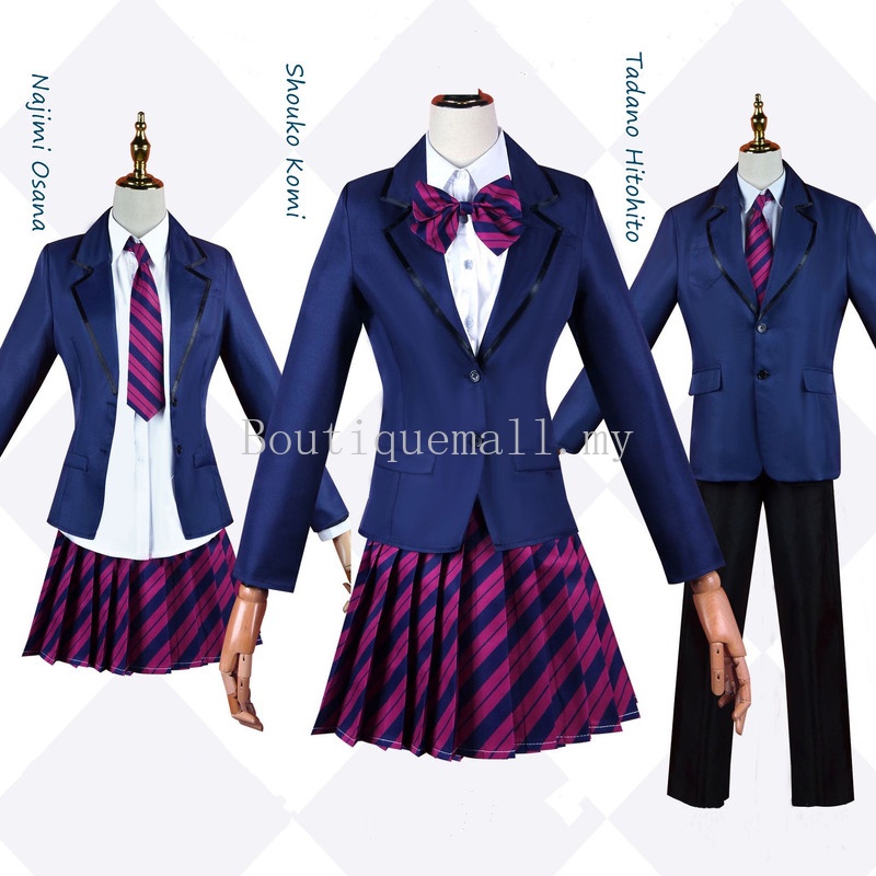 Shouko Komi Cosplay Costume High School Uniform Anime Komi Can't ...