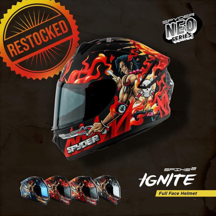 Spyder Helmet Spike2 Ignite Full Face Neo Series | Shopee Philippines