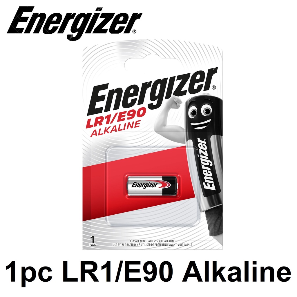 Energizer LR1 E90 (1pc) 1.5V Alkaline Battery in Blister Pack 4001N ...
