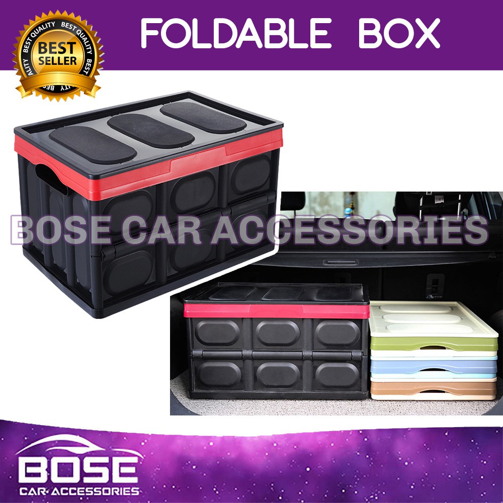 Car Trunk Foldable Storage Box Car Organizer Choose Size Small / Medium ...