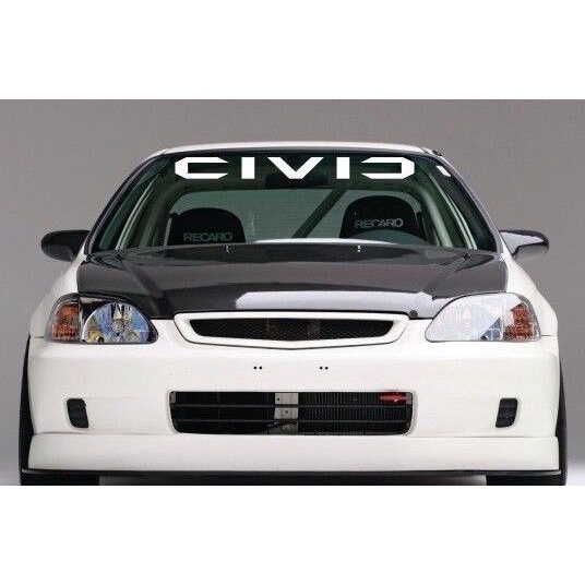 HONDA CIVIC Windshield Vinyl Decal Sticker Emblem Logo Graphic | Shopee ...