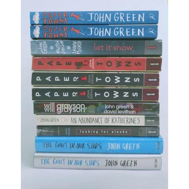 PRELOVED BOOKS BY JOHN GREEN: The Fault in Our Stars, Looking for ...