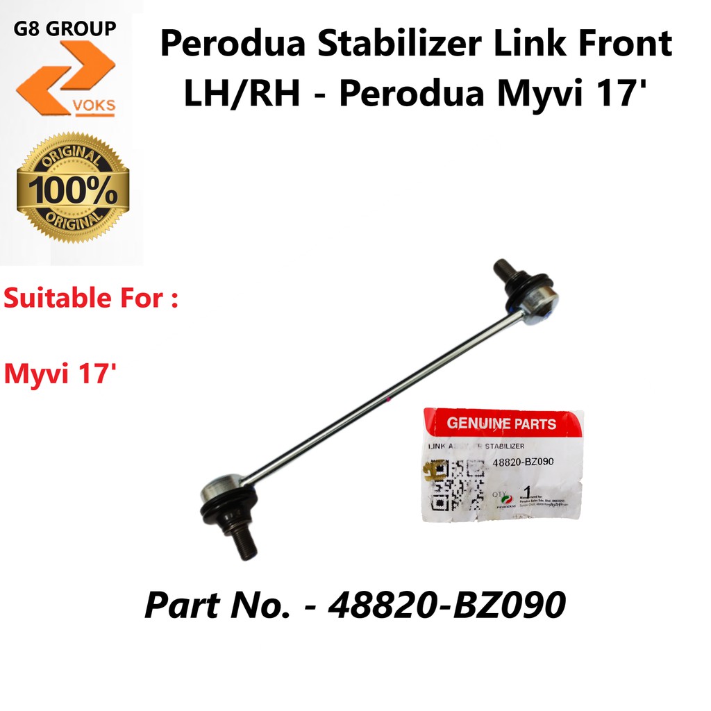 Perodua Stabilizer Link Front LH/RH - Perodua Myvi 17' ( 48820-BZ090 ...