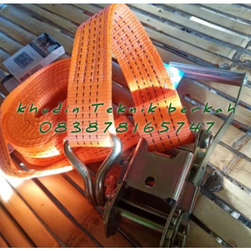 Webbing Cargo Ratchet Tie Down Webbing Belt Lashing Belt 25mm x 10meter ...