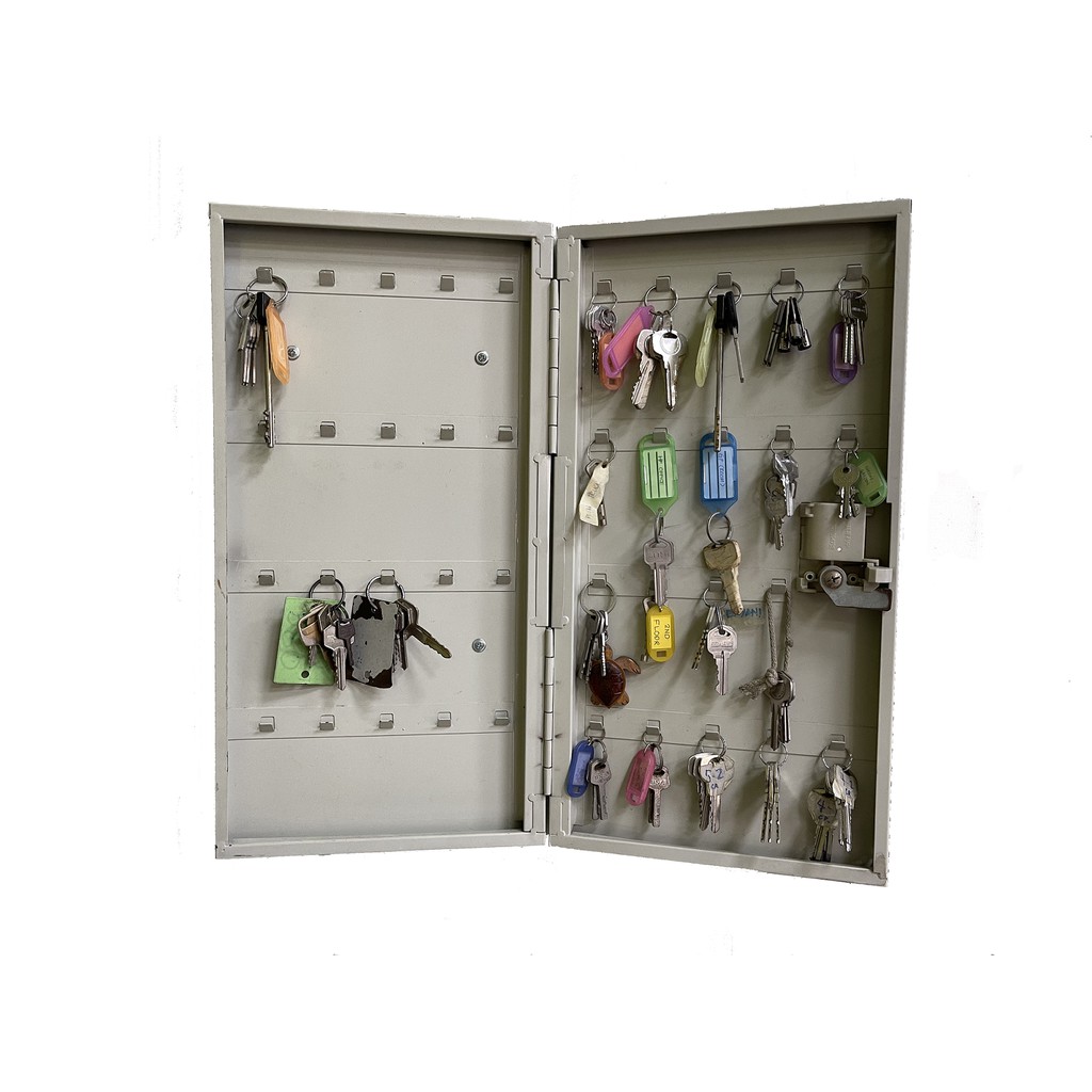 39 slot steel key holder cabinet with lock | Shopee Philippines