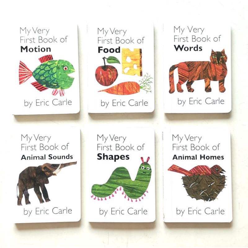 Eric Carle My Very First Book of Motion/Food/Words/Sounds /Shapes ...