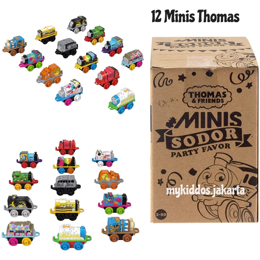 Thomas and Friends : MINIS SODOR PARTY FAVORITE Pack / 12 Minis Inside ...