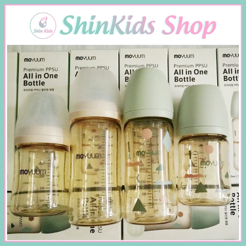 Genuine Korean Moyuum Milk Bottle 170ml - 270ml for Baby - ShinKids | Shopee Philippines