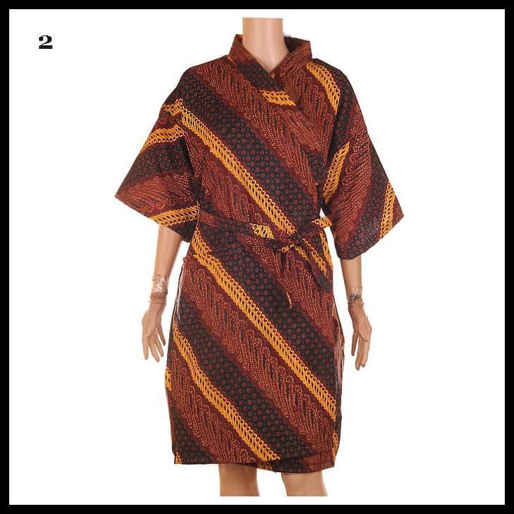 Selling Cheap Kimono Batik Sogan Mataraman - Motif 2 (Can Be Uniform ...
