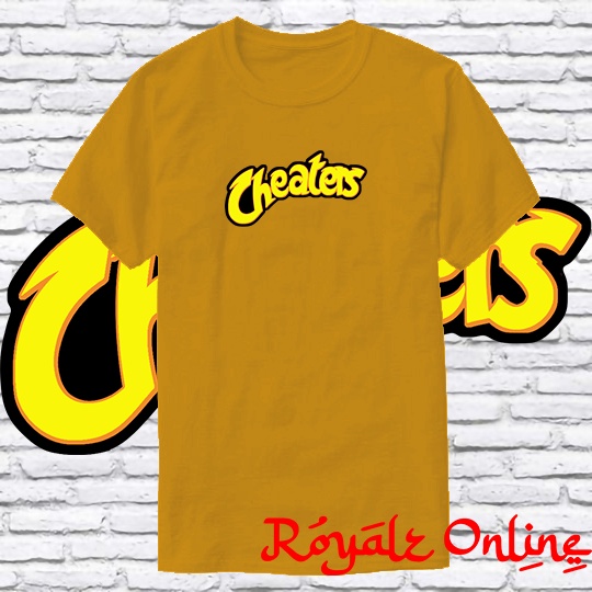 Cheaters Logo Spoof Graphic Shirt Front Print (Unisex For Men And Women ...
