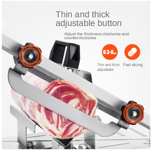 Manual meat cutter Heavy meat slicer Frozen meat slicer Beef and chops ...