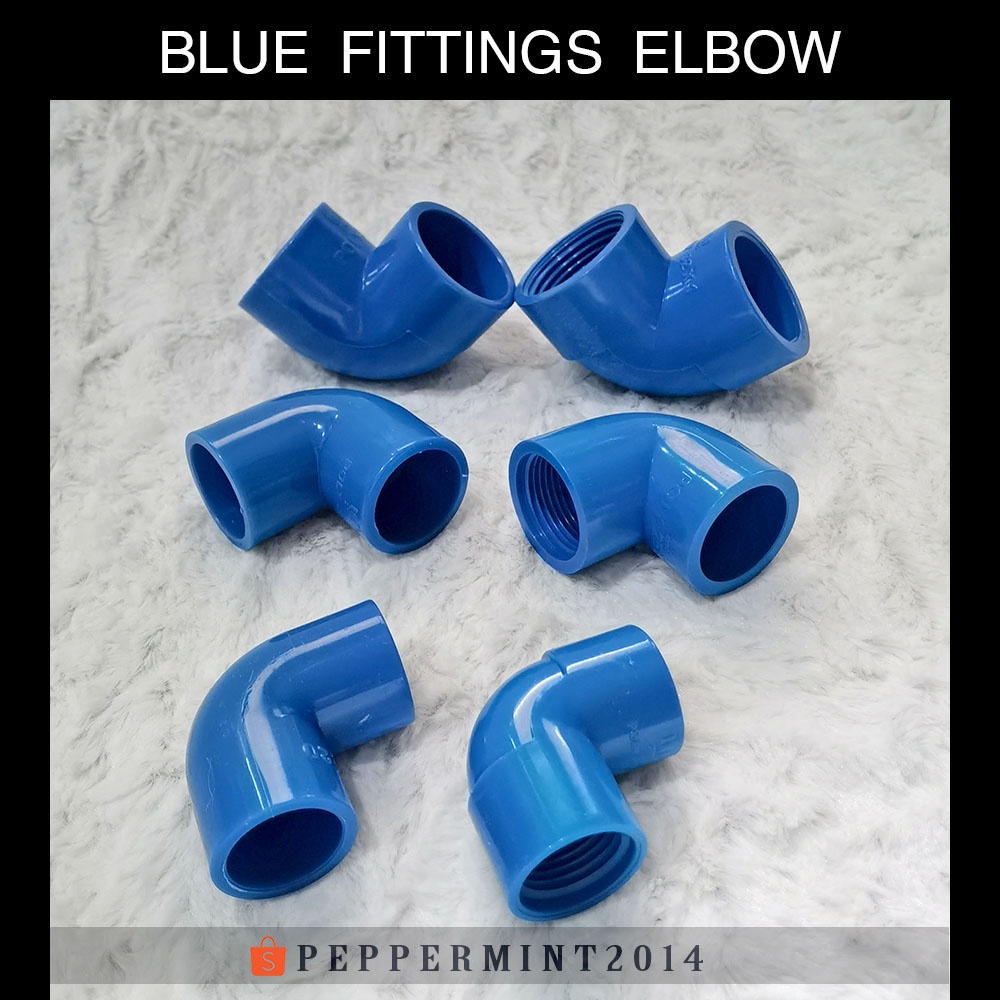 Poly Blue Elbow Plain Thread Waterline Fittings Water Supply Live ...