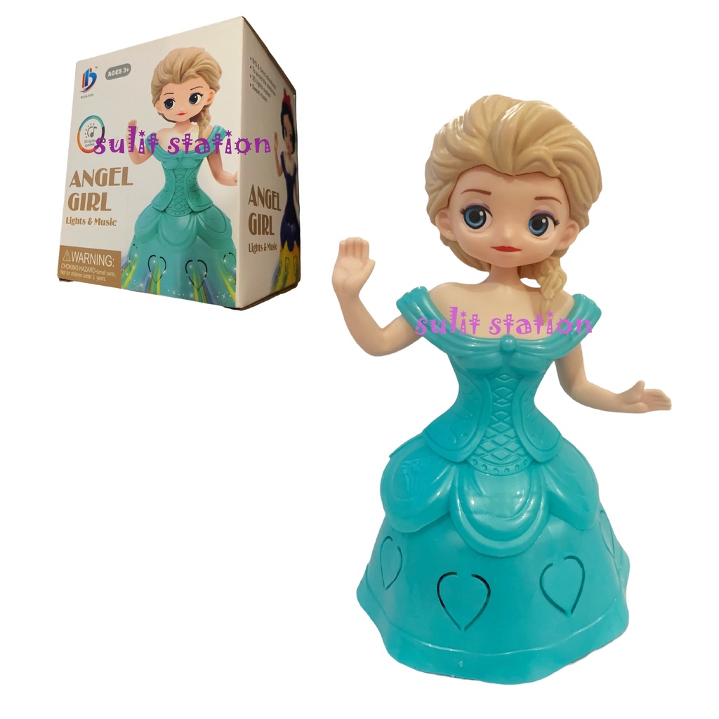 LIGHTS MUSICAL DANCING WALKING MOVING FROZEN ELSA COLLECTIBLE DOLL ...