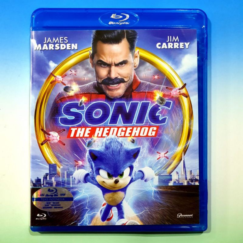 New SONIC THE HEDGEHOG Cartoon FILM BLU RAY Cassette - BOX OFFICE ...