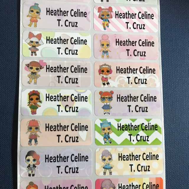 Lol Dolls Stickers Personalized Waterproof | Shopee Philippines