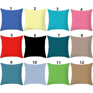 Pillowcase,16×16.18×18.20×20.24×24.Solid color Throw Pillow cover,Home ...