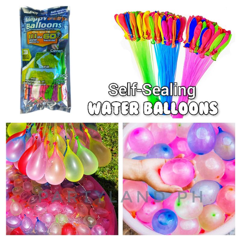 Self-Sealing Magic Water Balloons Outdoor Sports Fun Game Kids ...