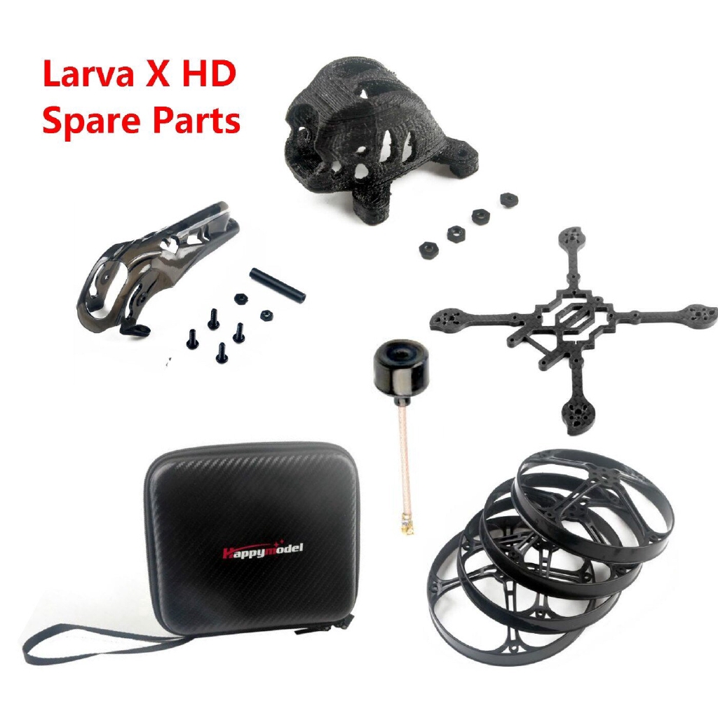 Happymodel Larva X HD FPV Drone Accessories Carbon Fiber Frame Kit ...