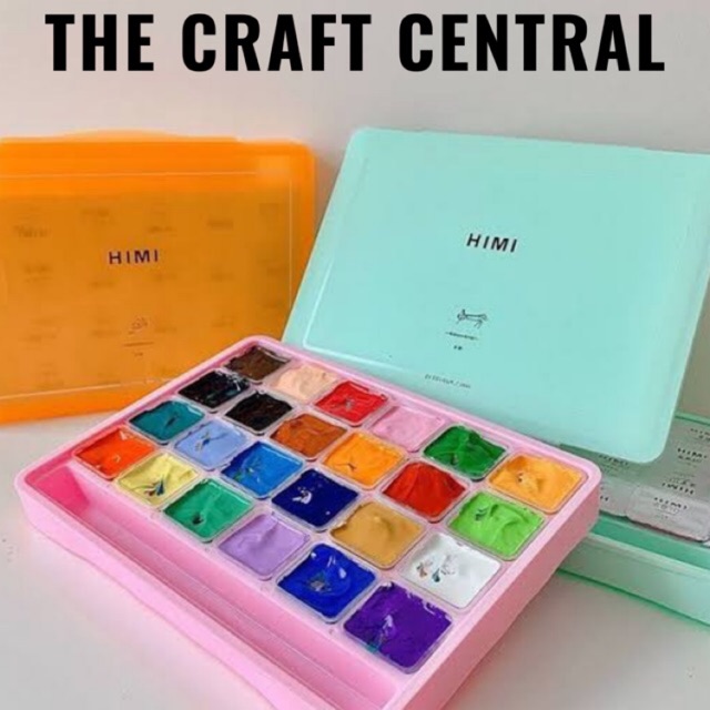 Himi Miya Gouache Paint Set of 24 - THE CRAFT CENTRAL | Shopee Philippines
