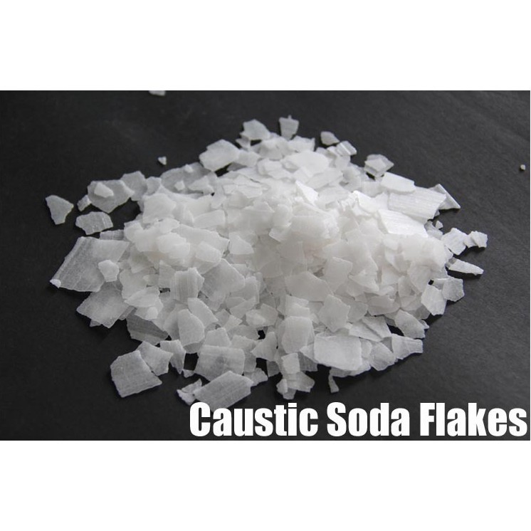 Caustic Soda Flakes （Lye）Sodium Hydroxide for soap making 1KG | Shopee ...