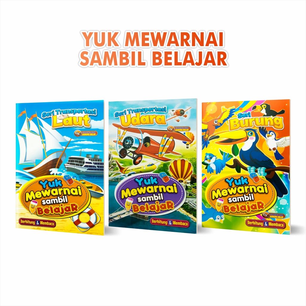 Children's Coloring Book Let's Color and Tell Stories with Illustrated ...